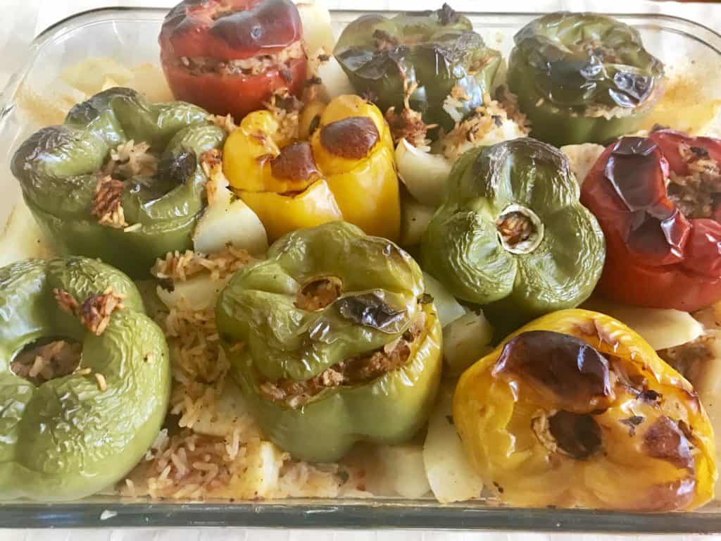 Stuffed Peppers - An Albanian Recipe - Mediterranean Latin Love Affair