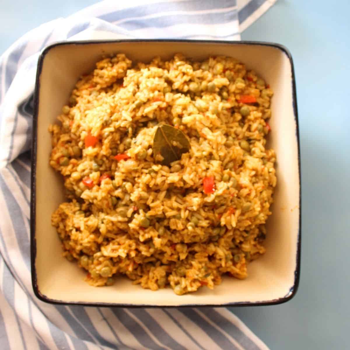 Rice With Pigeon Peas (Arroz Con Glandules) - Mediterranean Latin Love ...