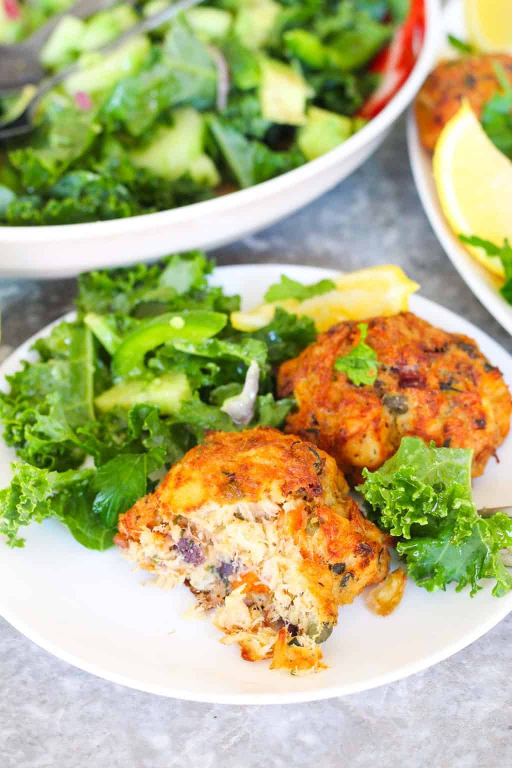 Cod Fish Cakes - Mediterranean Latin Love Affair