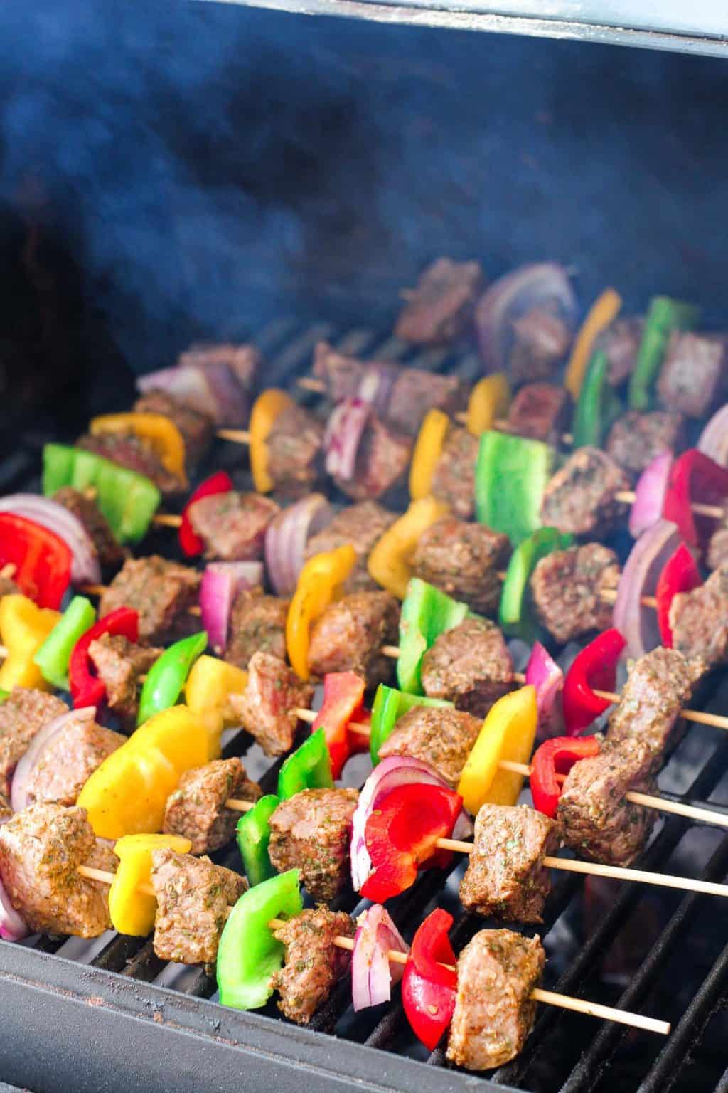 Mediterranean Beef Kebabs - Mediterranean Latin Love Affair