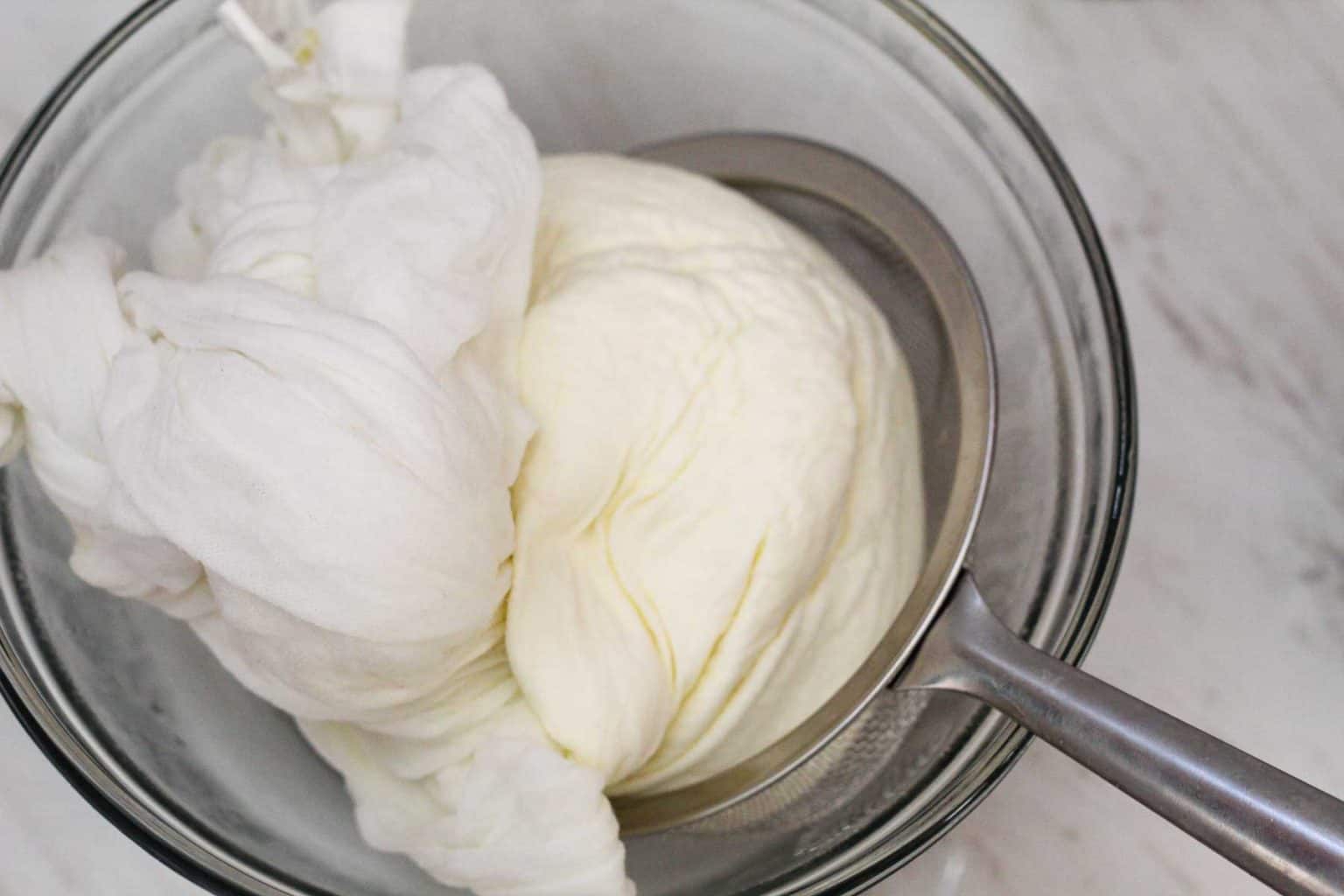 Homemade Strained Yogurt (Salcë Kosi) - Mediterranean Latin Love Affair