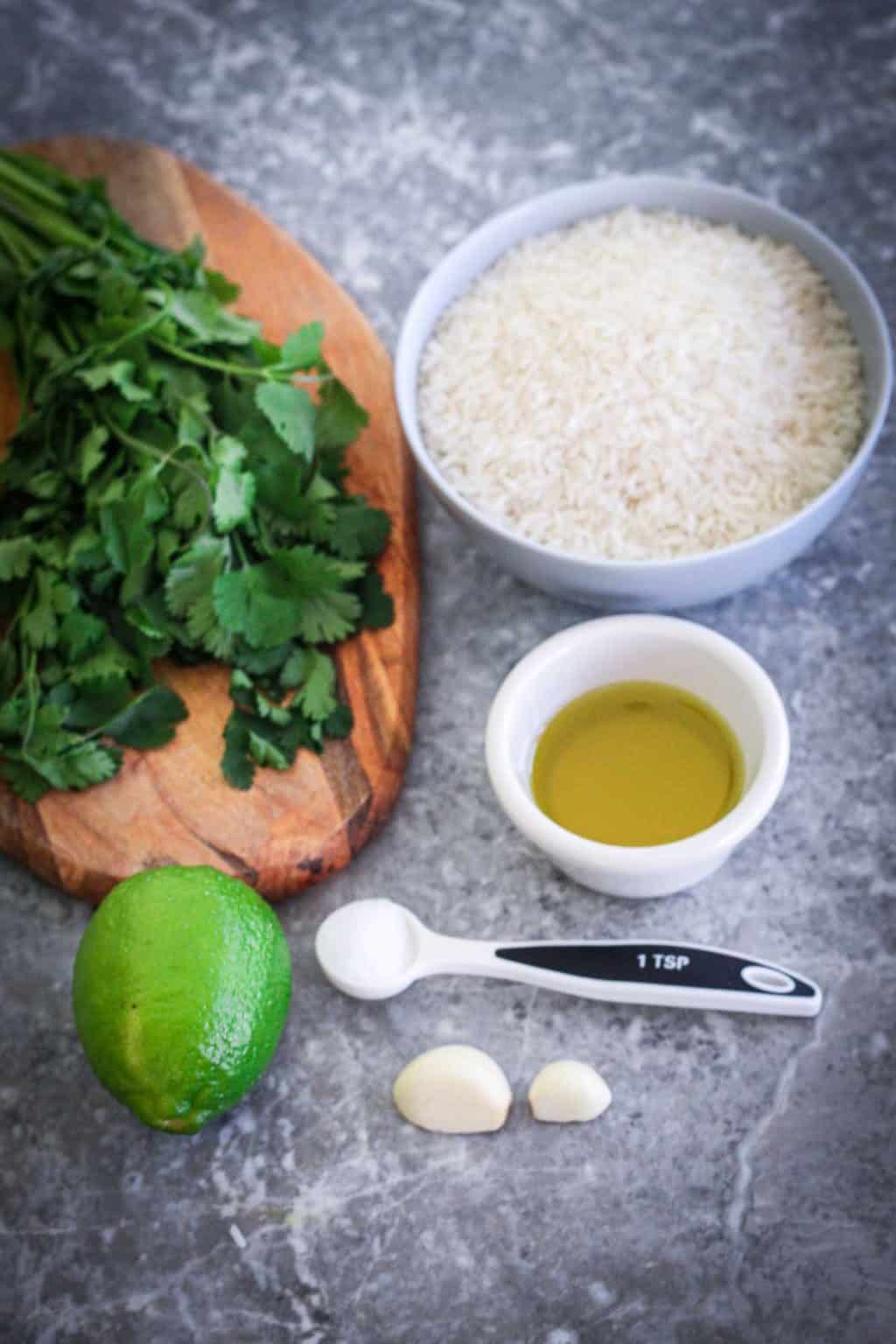 Cilantro Lime Jasmine Rice - Mediterranean Latin Love Affair