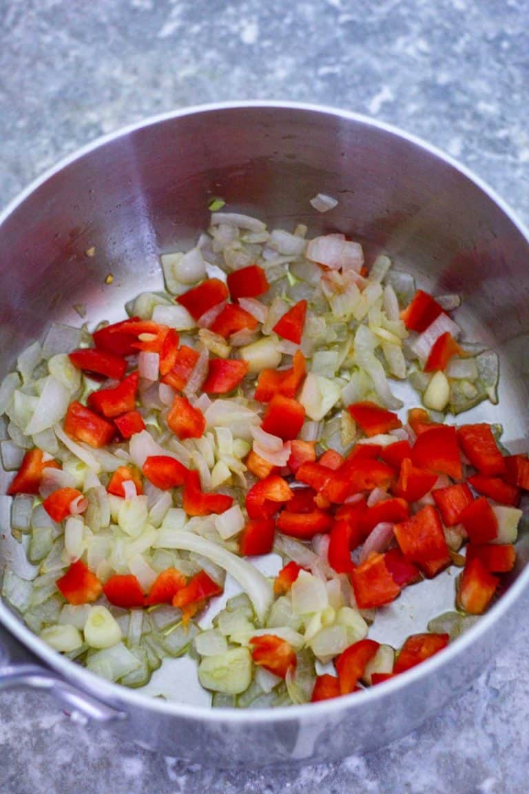 Saffron Rice with Veggies - Mediterranean Latin Love Affair