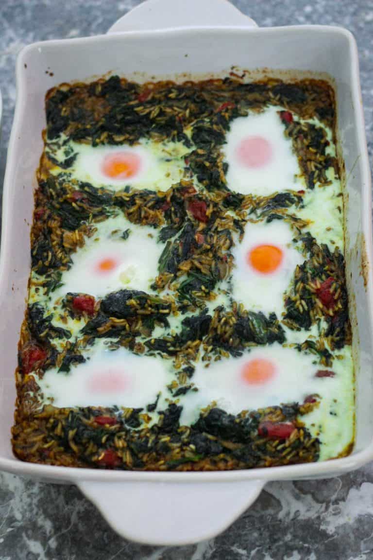 Albanian Burani - Spinach, Rice and Eggs - Mediterranean Latin Love Affair