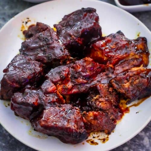 Country-Style Pork Ribs in the Dutch Oven - Mediterranean Latin Love Affair