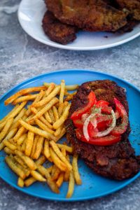 Beef Milanesa Steak (Milanesa de Res) - Mediterranean Latin Love Affair