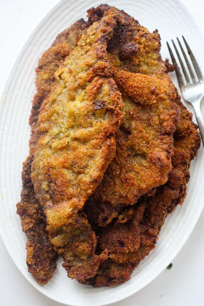 Beef Milanesa Steak (Milanesa de Res) - Mediterranean Latin Love Affair