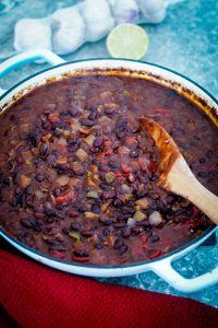 Cuban Black Beans - Mediterranean Latin Love Affair