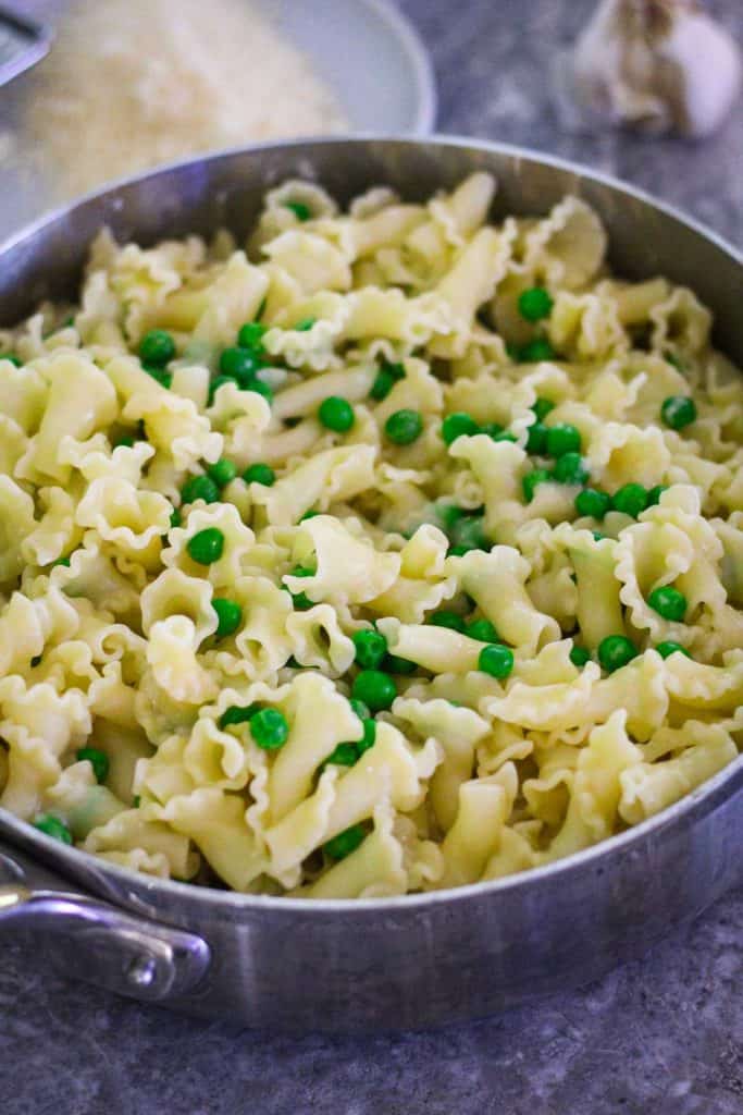 Gigli Pasta with Peas - Mediterranean Latin Love Affair