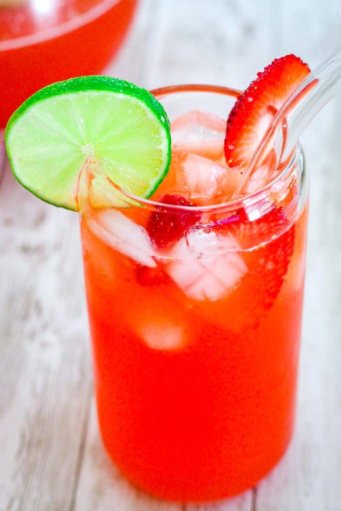 Strawberry Limeade - Mediterranean Latin Love Affair
