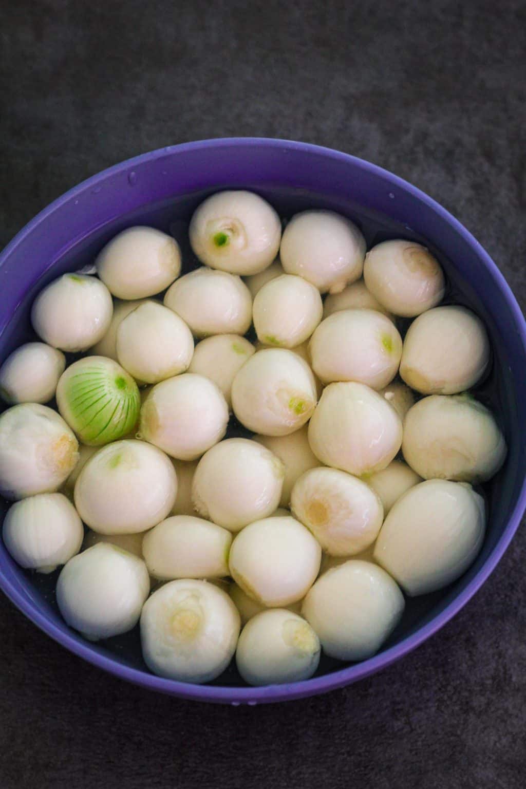Skillet Pearl Onions - Mediterranean Latin Love Affair