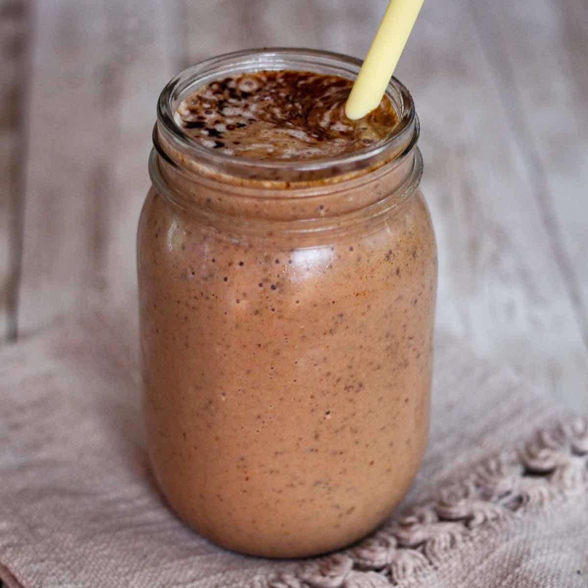 Blue Spirulina Smoothie with Fruits and Coconut Water - Mediterranean ...