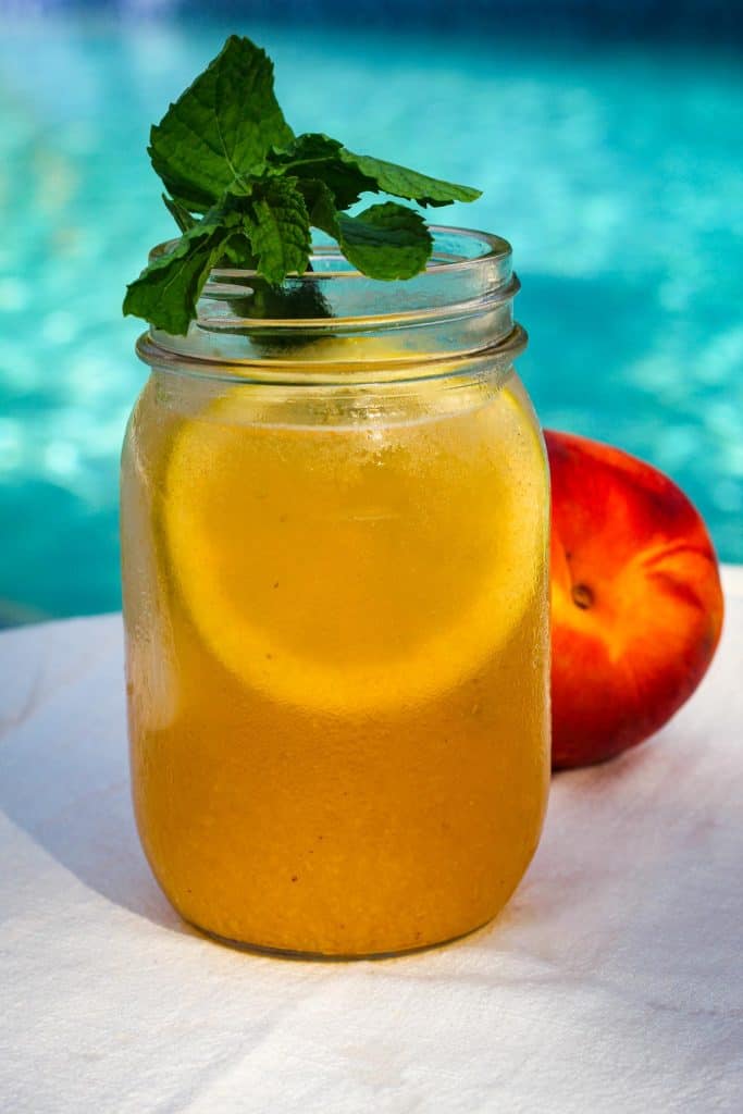 Peach Lemonade - Mediterranean Latin Love Affair