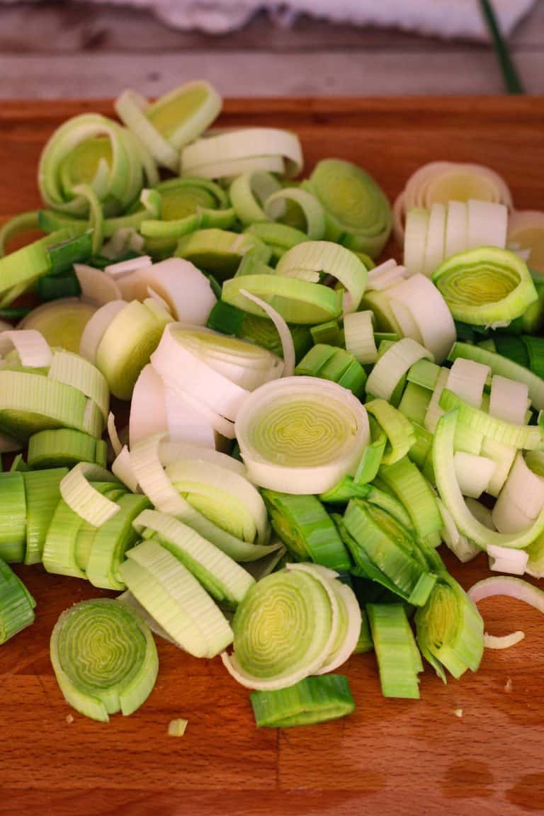 Leeks, Cornmeal Casserole with Feta Cheese (Pispili me Presh ...