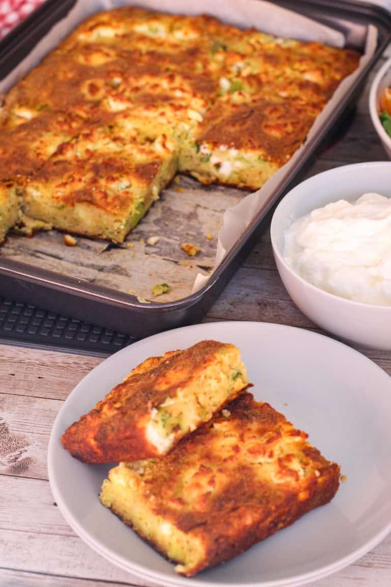 Leeks, Cornmeal Casserole with Feta Cheese (Pispili me Presh ...