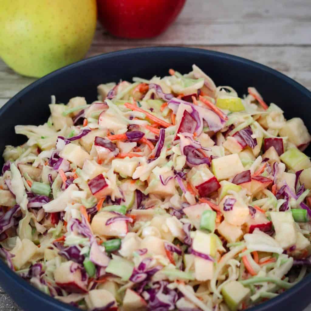 Apple Coleslaw - Mediterranean Latin Love Affair