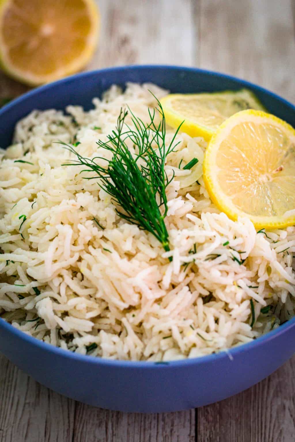 Basmati Rice with Dill and Lemon - Mediterranean Latin Love Affair