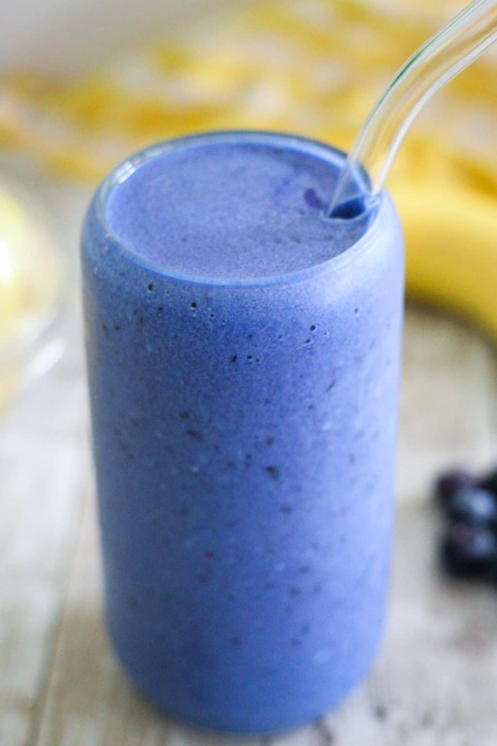 Blue Spirulina Smoothie with Fruits and Coconut Water - Mediterranean ...