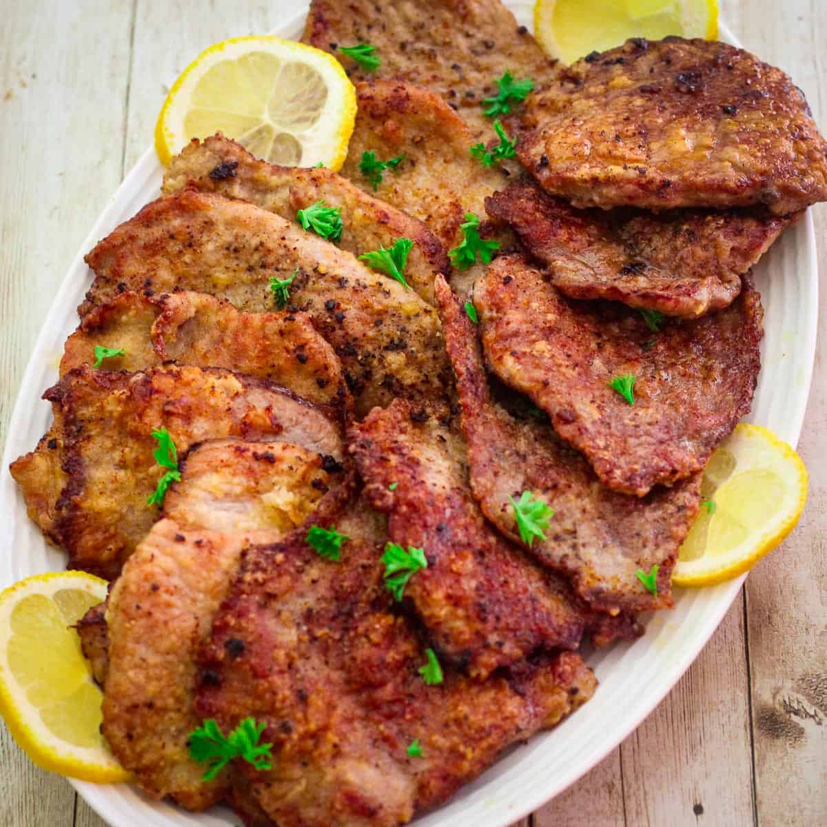 Veal Scallopini (Kotoleta Viçi) - Mediterranean Latin Love Affair